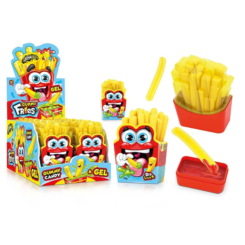 Kids Frenzy Gummy Fries & Gel 44g x 12 – Horse Torque & Lollies