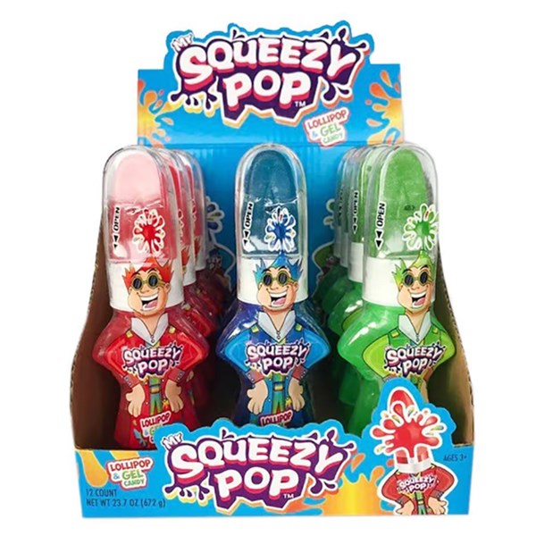 Squeezi Man Pop 80g x 12 – Horse Torque & Lollies